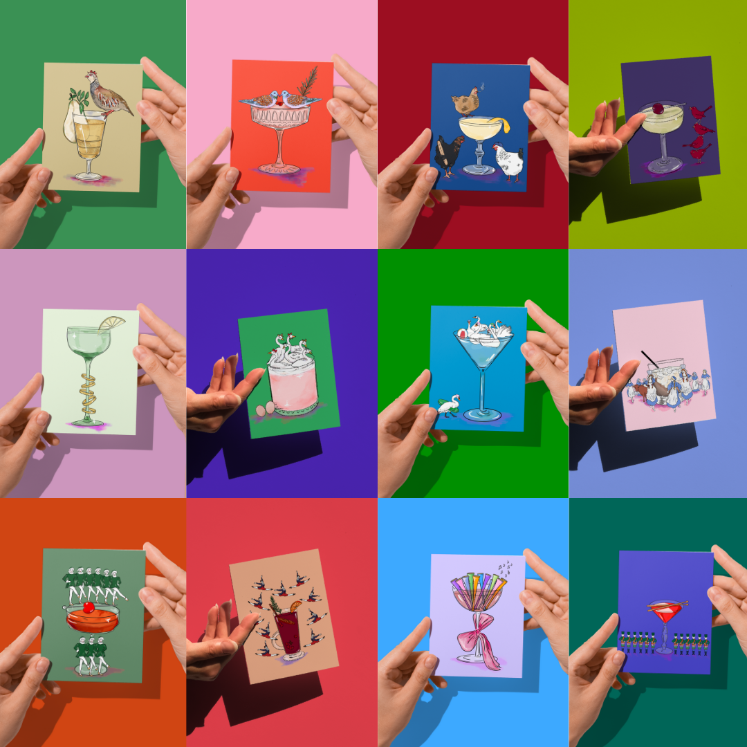 Cute Salute Art Prints, Apparel, Hand Illustrated Cards